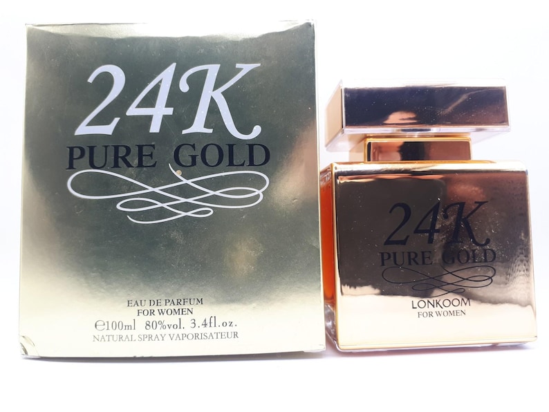Lonkoom 24K Pure Gold Eau De Parfum 100ml - Etsy