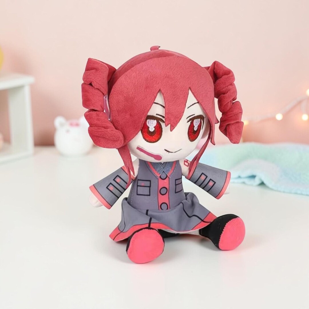 Kasane Teto Plush Doll 23CM – Kawaii UTAU Anime Plushie – Soft Stuffed ...