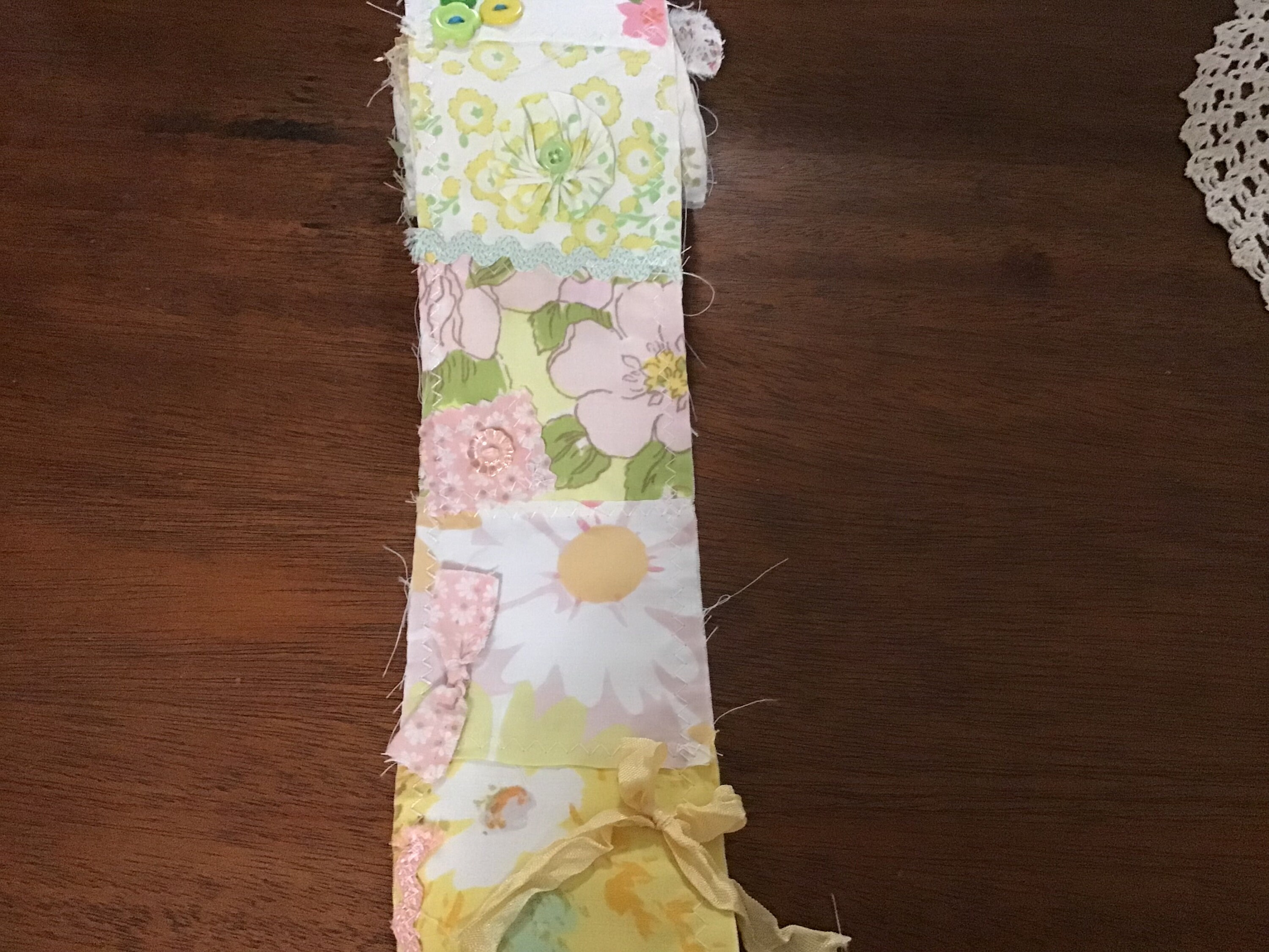 Pastel Snippet Roll Fabric Collage Strip Junk Journal Craft - Etsy