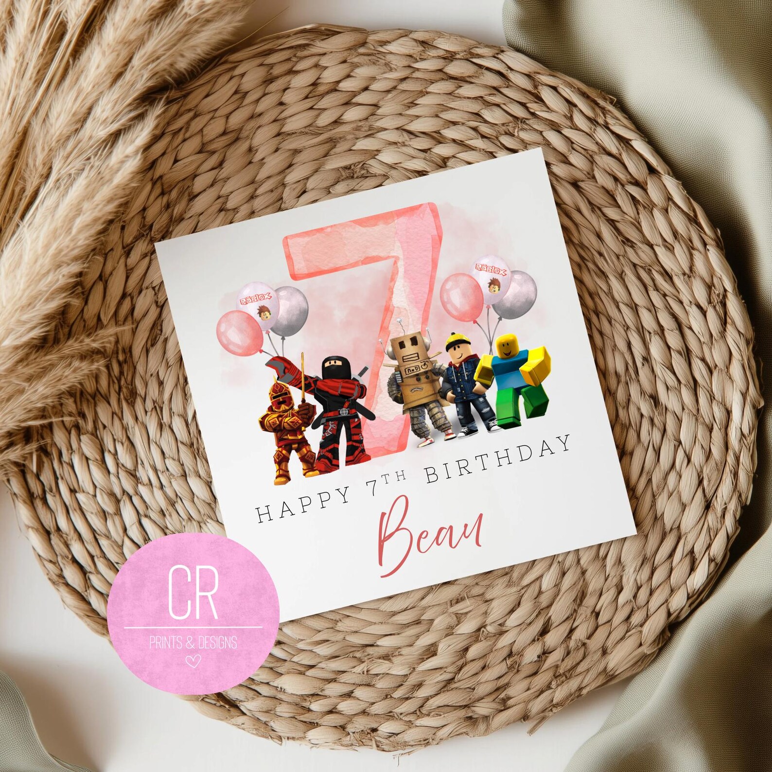 Roblox Birthday Cards - Etsy