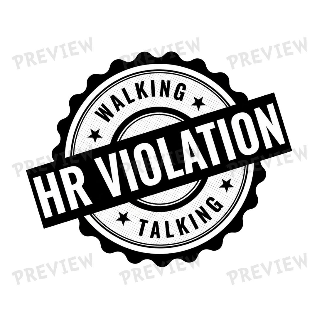 HR Violation PNG | Funny Work Shirt Design | Office Humor Sublimation ...
