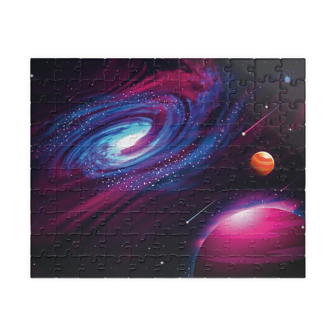 Galaxy Nebula With Planets Puzzle 500/1000 Piece - Etsy