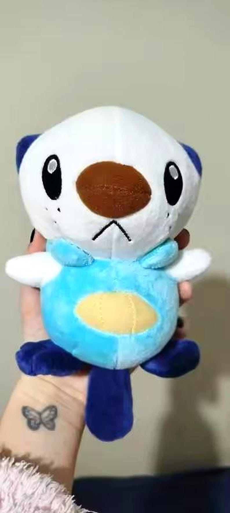 Oshawott Inspired Plush Toy — Soft Stuffed Character Plushie, Kawaii ...