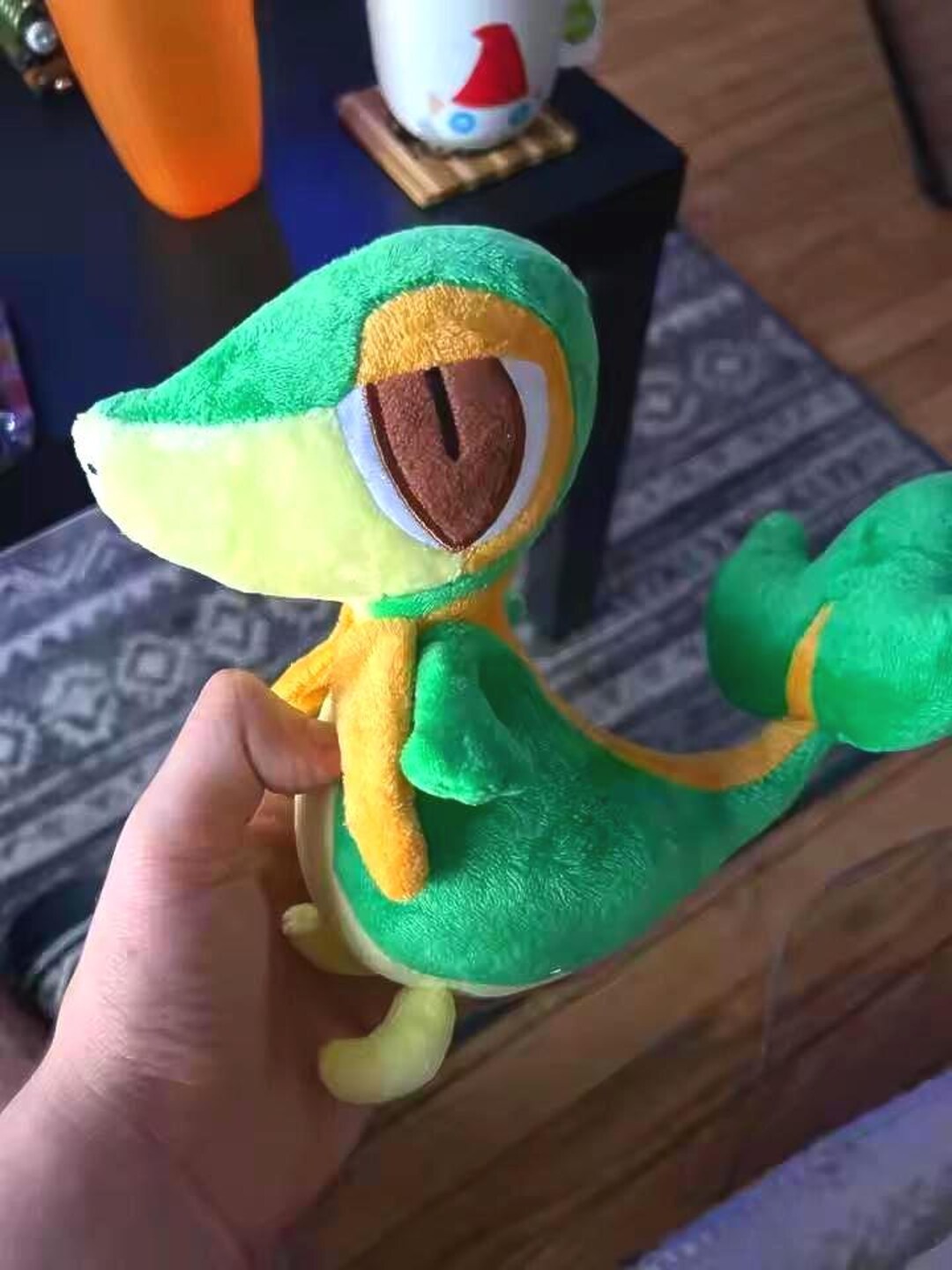 Snivy Inspired Plush Toy — Soft Stuffed Character Plushie, Kawaii ...