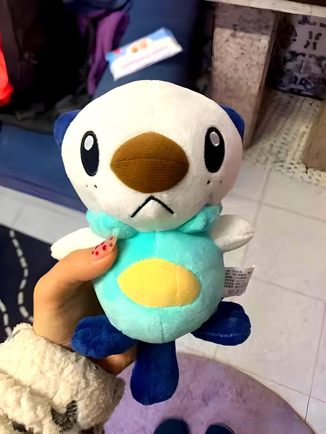 Oshawott Inspired Plush Toy — Soft Stuffed Character Plushie, Kawaii ...