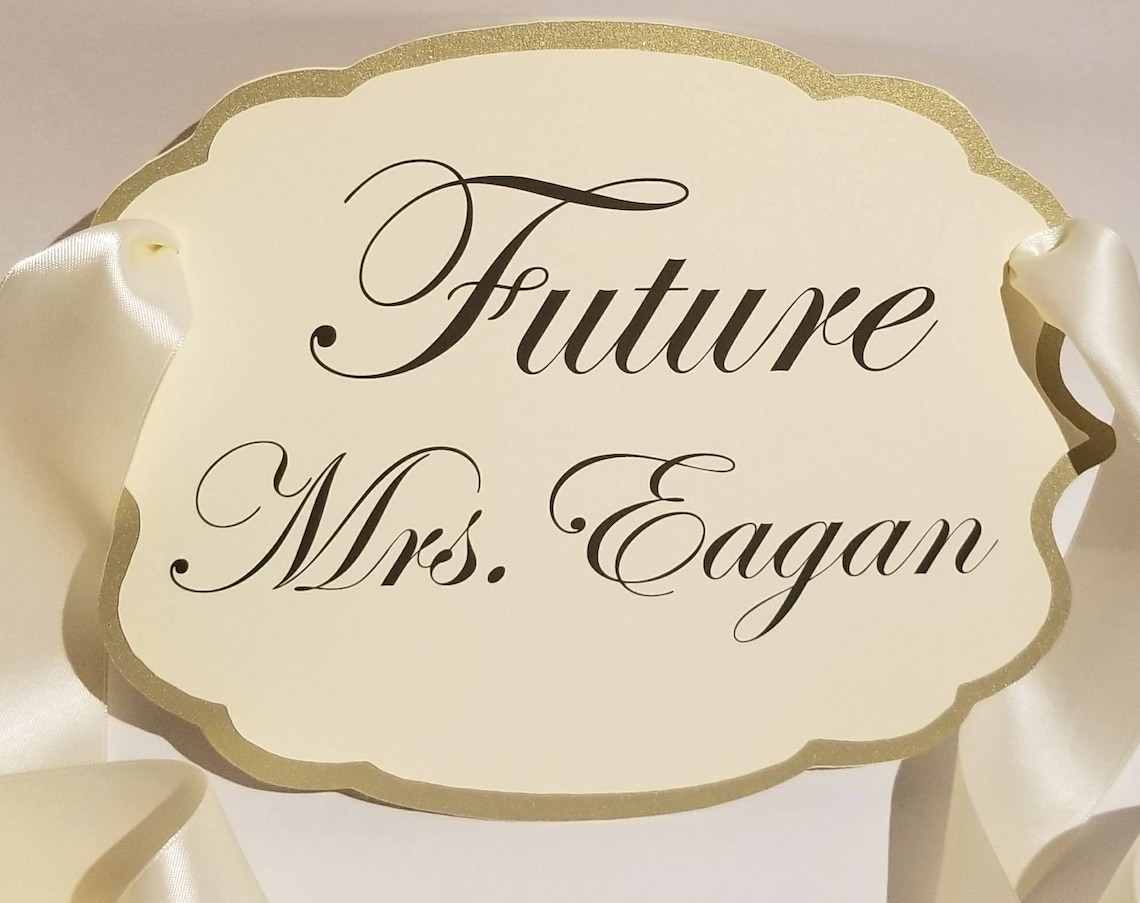 Future Mrs Signwedding Shower Sign Mrs to Be Sign Bridal - Etsy