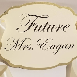 Future Mrs Sign,wedding Shower Sign, Mrs to Be Sign, Bridal Shower ...