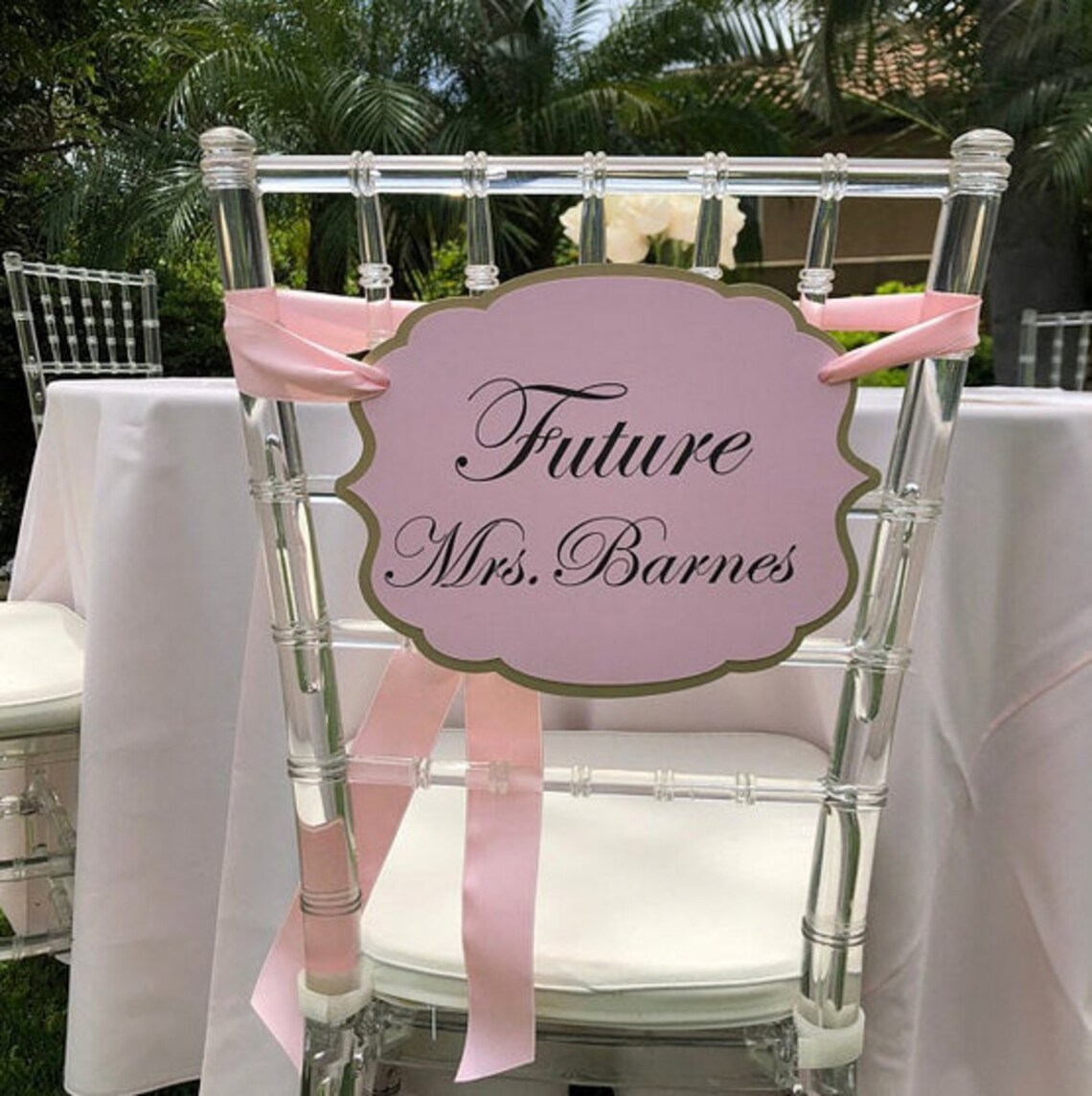Future Mrs Signwedding Shower Sign Mrs to Be Sign Bridal - Etsy