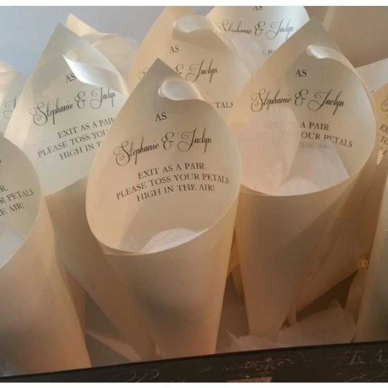 Flower Petals With Cone - Etsy