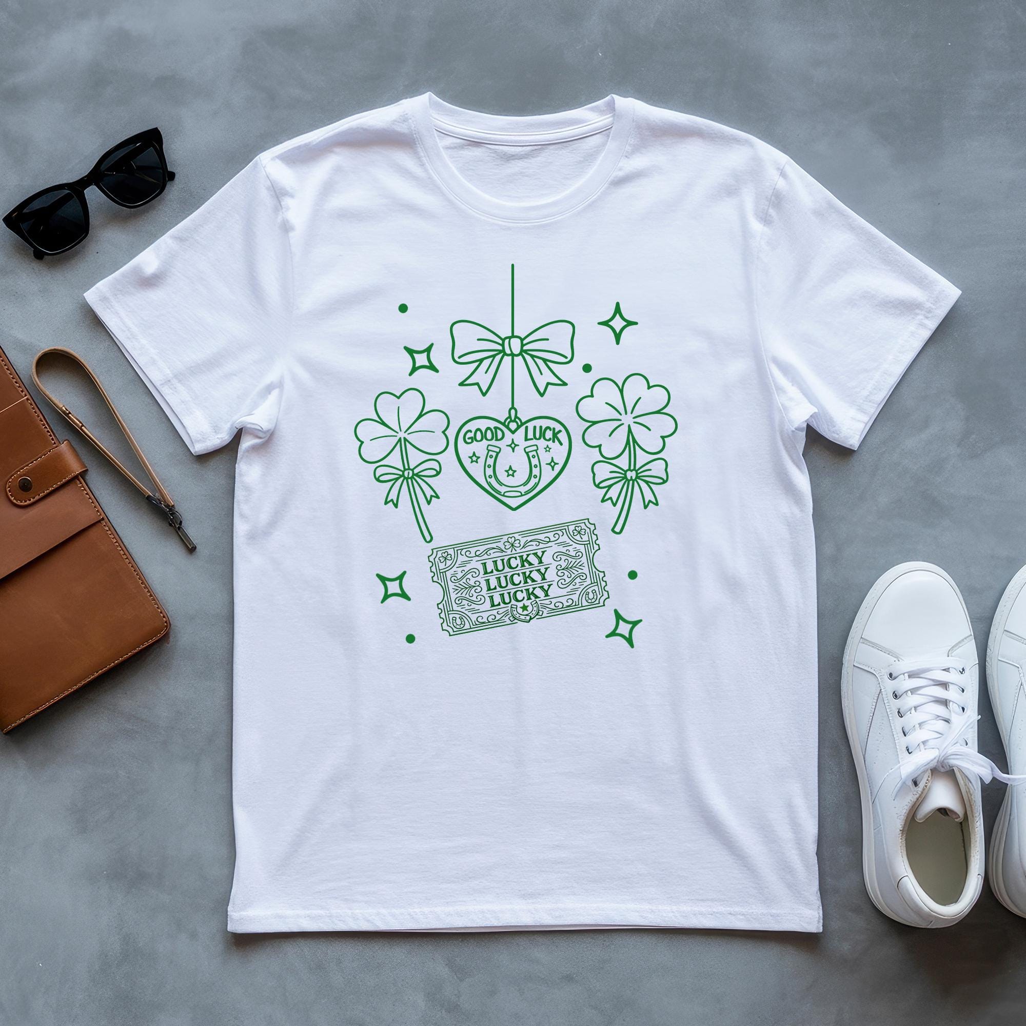24 St Patrick's Day Clipart PNG Bundle, Shamrock, Clover, Lucky, Gnome ...