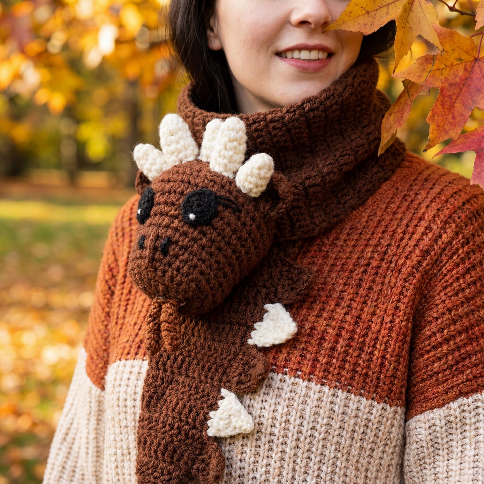 Dragon Scarf - PDF Crochet Pattern - Crochet Pattern - English (US ...
