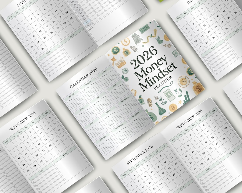 Money Mindset Planner Printable | Financial Mindset Journal PDF ...