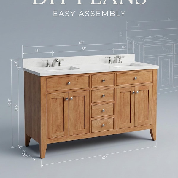 Vanity Plan Pdf - Etsy