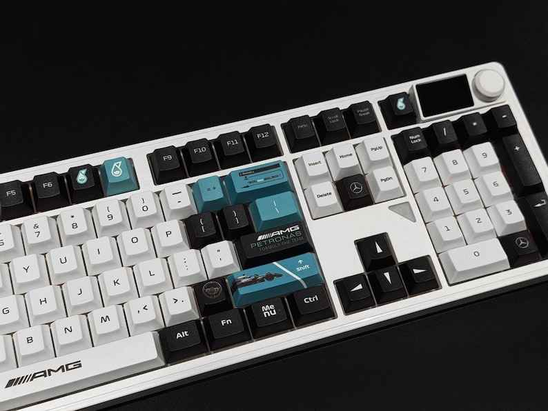 F1 Silver Arrow Racing Custom Keycap Set | 108 Keycap Set - Etsy