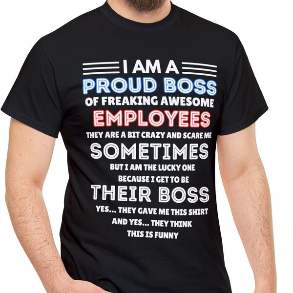 Proud Boss of Freaking Awesome Employees Svg - Etsy