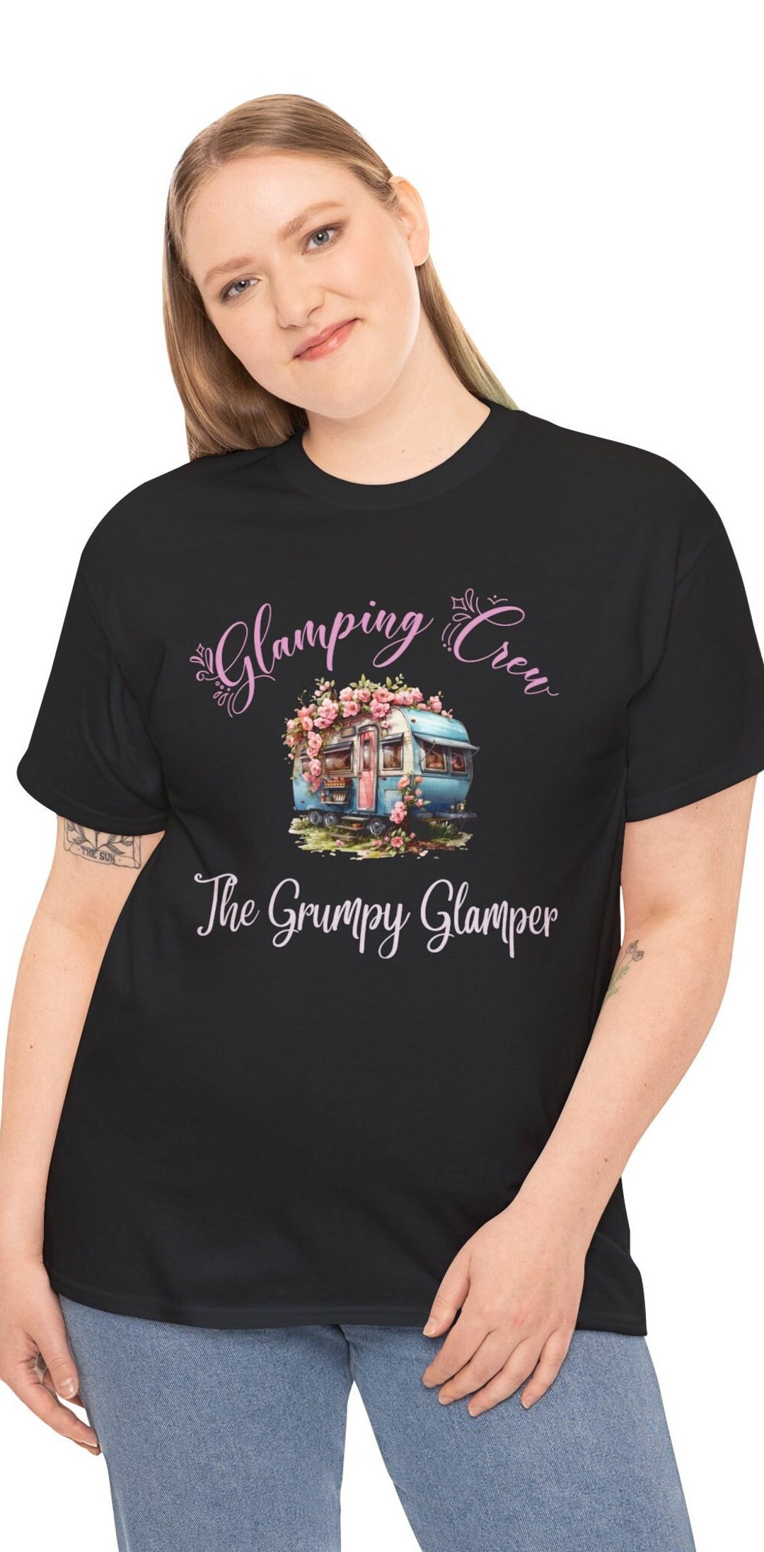 Funny Matching Glamping T Shirts, Glamping Crew the Grumpy Glamper T ...