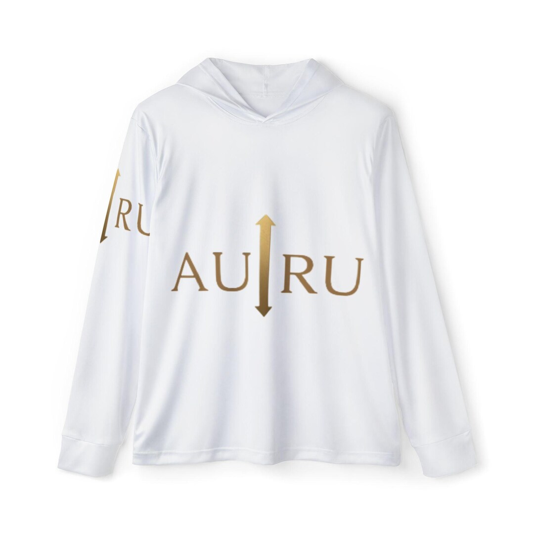 Auru Gold Arrow Performance Hoodie — Men's Sports Warmup Hooded Top - Etsy