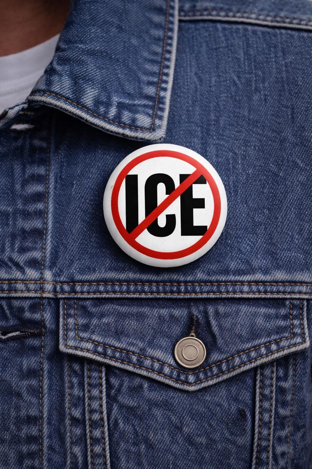 NO ICE - Anti-ice Pin, Abolish Ice for Good Protest Button, Resistance ...