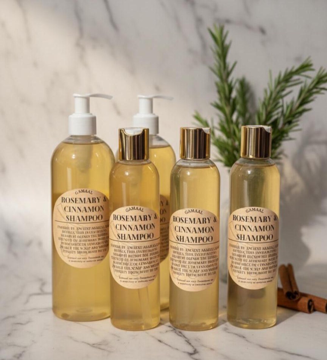 Herbal Rosemary + Cinnamon Shampoo | Clarifying Scalp Cleanse | Soft ...