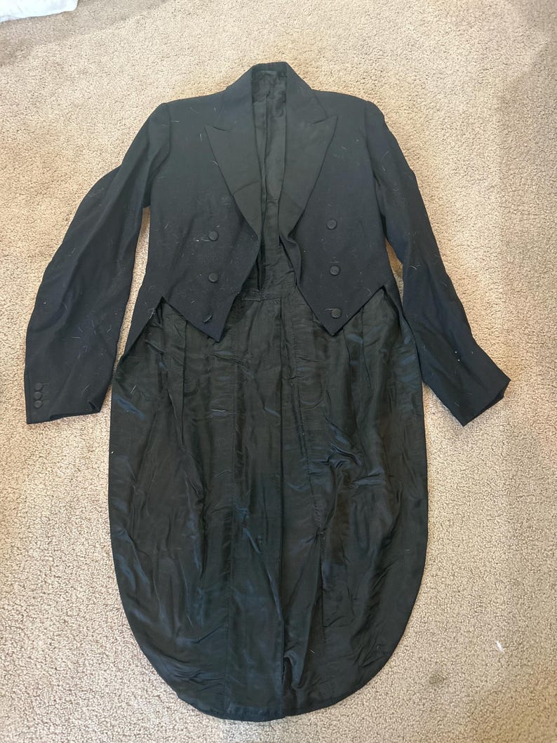 1920s Wool Men’s Tuxedo With Tails - Etsy