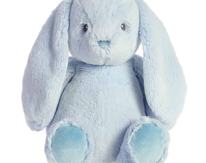 Personalized Dewey Sky Blue Bunny Stuffed Animal - Etsy