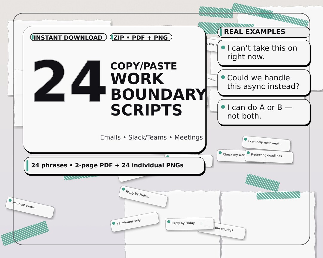24 Copy/paste Work Boundary Scripts You Can Use Instantly — Without ...