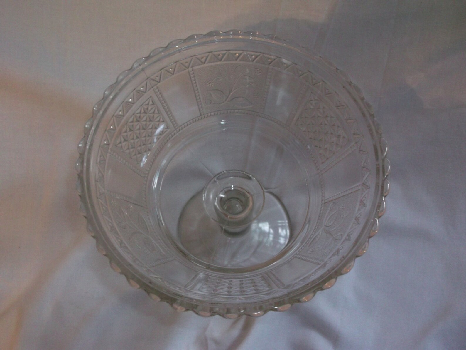 Vintage EAPG Glass Large Fruit Compote 8 Compot Early - Etsy