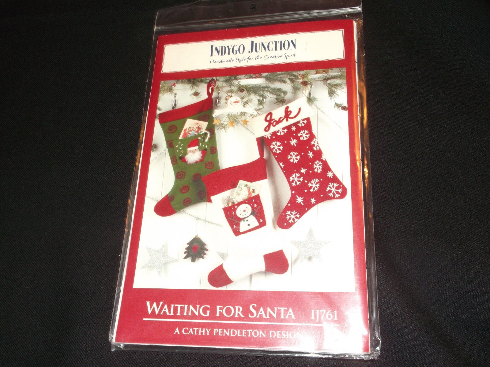 Indygo Junction Waiting for Santa Stocking Pattern Cathy Pendleton ...