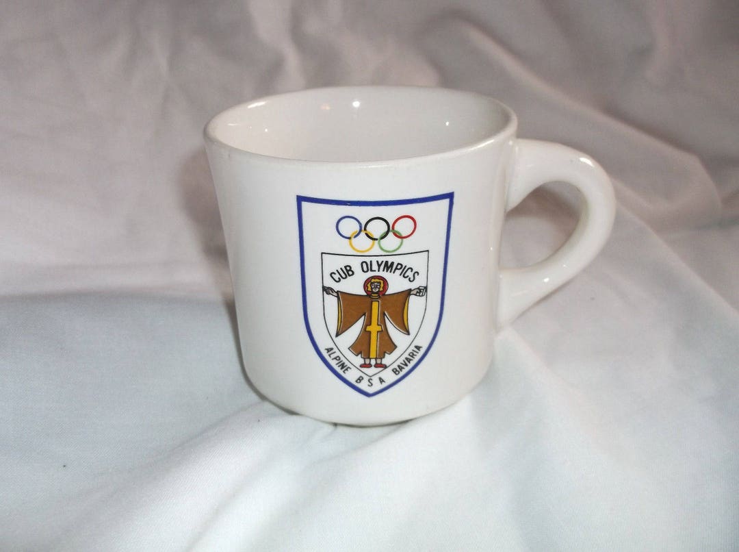 BSA Boy Scouts of America Cub Olympics Alpine Bavaria Mug Cup USA ...