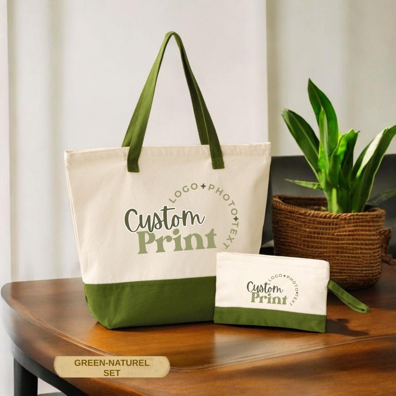 Custom Print Canvas Bags - Etsy