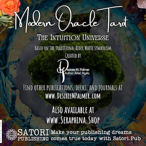 Modern Oracle Tarot Deck: Intuition Universe, 78 Cards & Guide - Etsy