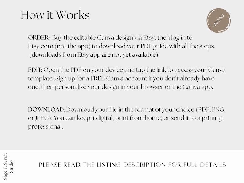 Soap Label Template | Editable Soap Label Canva Template | Handmade ...