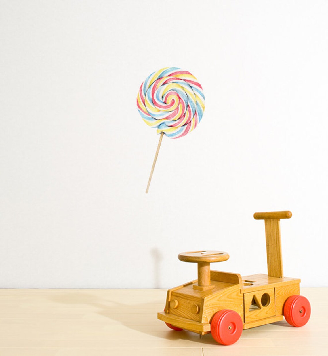 Colourful Swirly Lollipop Wall Sticker Decal Kids Wall Stickers ...