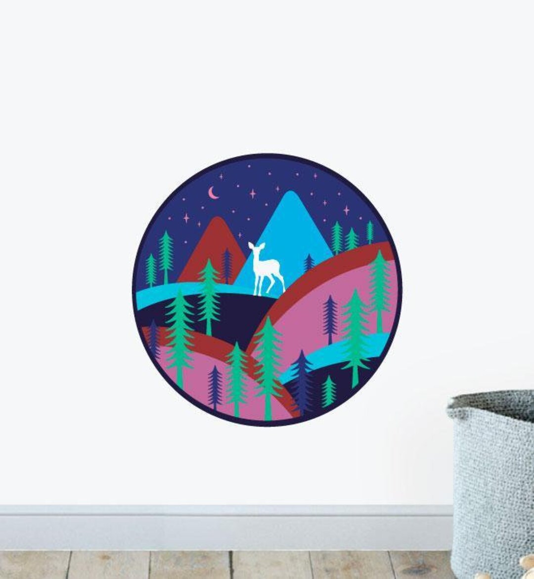 Crossroad Wall Sticker Decal | Illustration Wall Stickers, Animals Wall ...