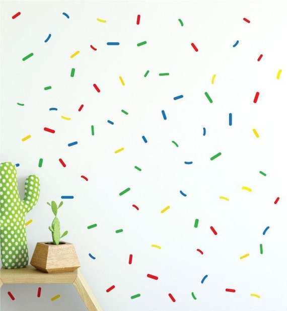 Sprinkles Pattern collection of 48 Wall Sticker Decal - Etsy