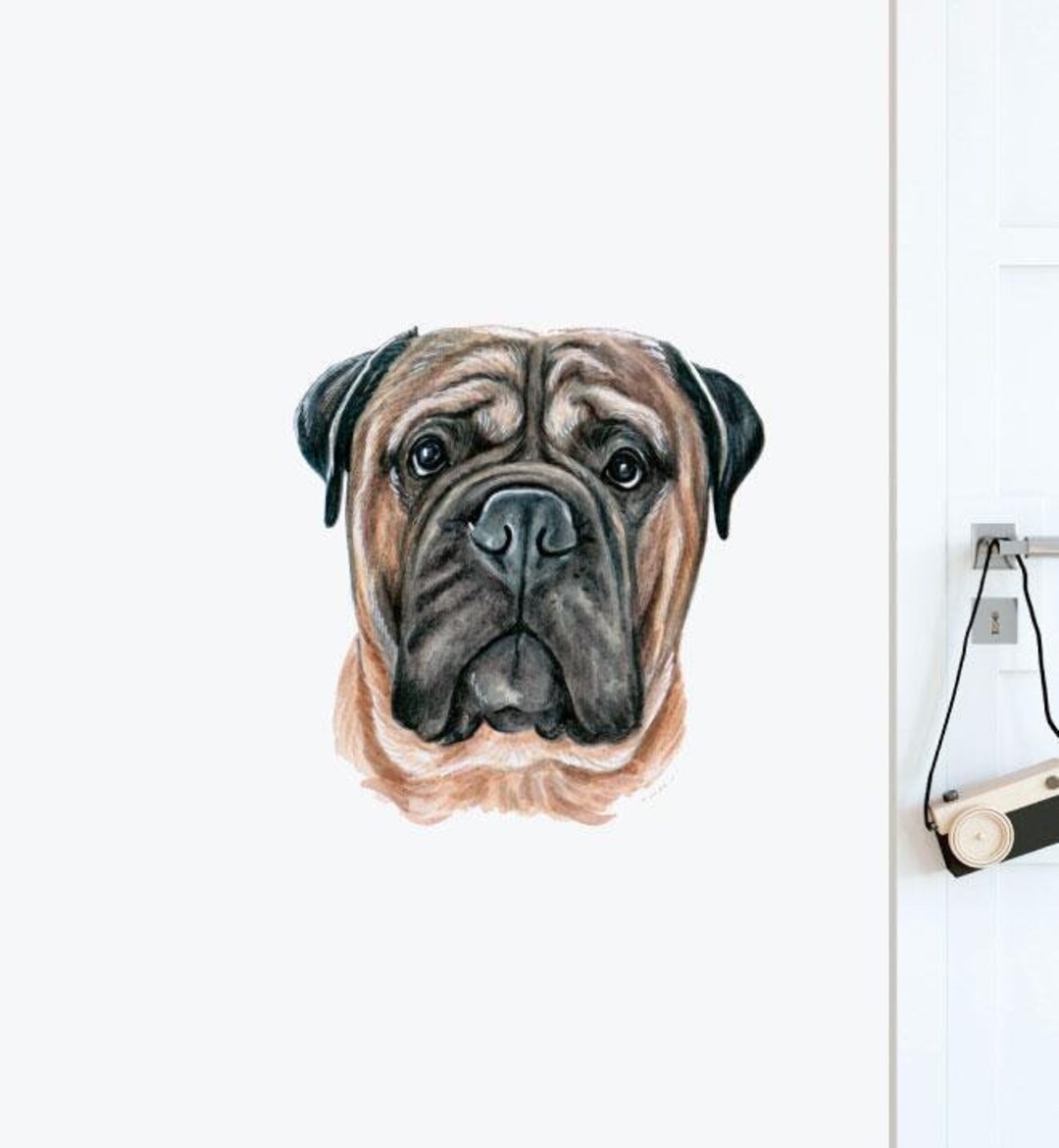 Mastiff Dog Wall Sticker Decal | Dogs and Pets Wall Stickers, Wall Art ...