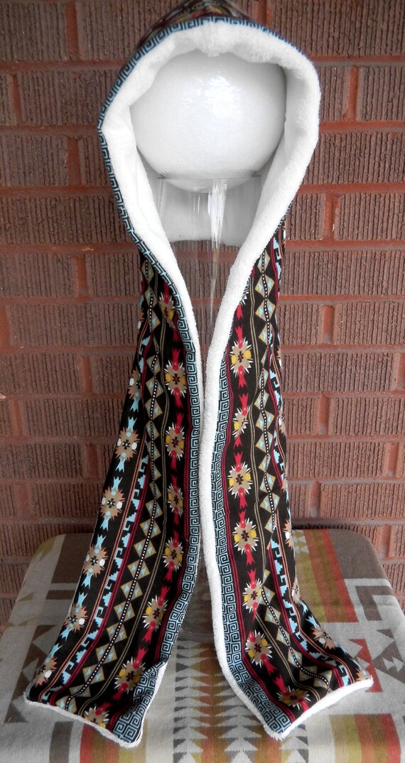 Items similar to Native Hoods with Scarfs (Kids) on Etsy