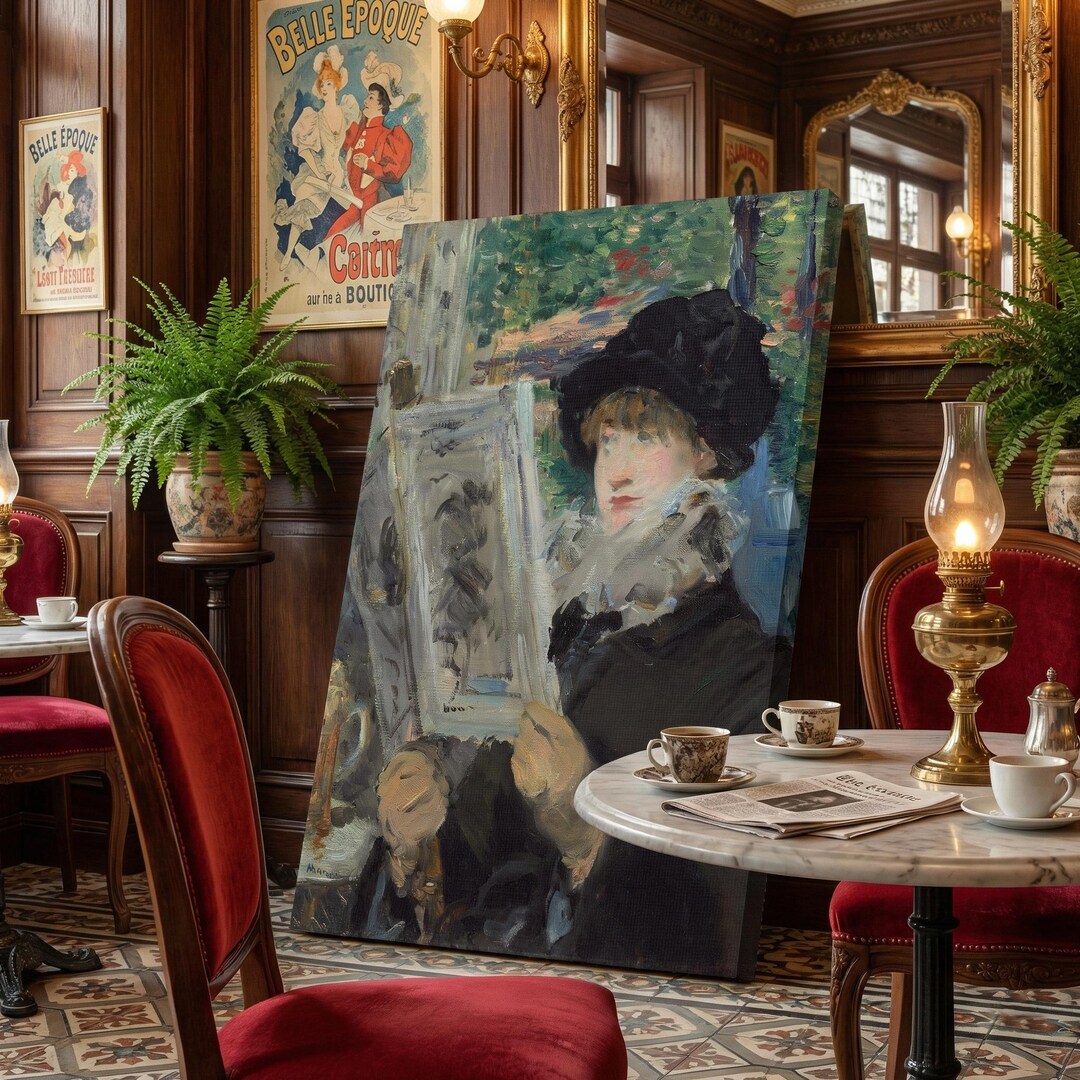 Edouard Manet Woman Reading Canvas Print, Home Interior Art, Canvas ...