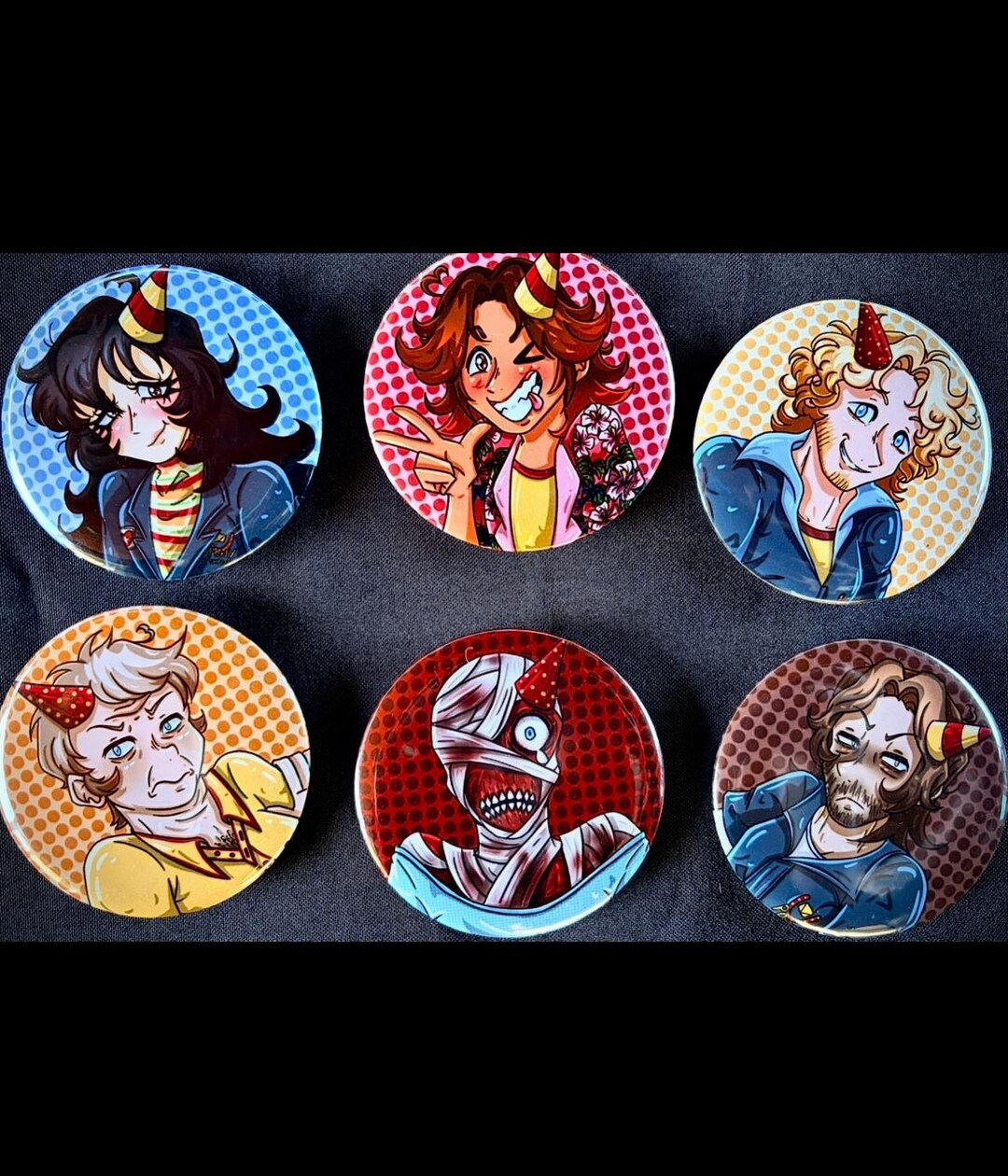 Mouthwashing Characters Button Pins |2.25 Inch Pinback| - Etsy