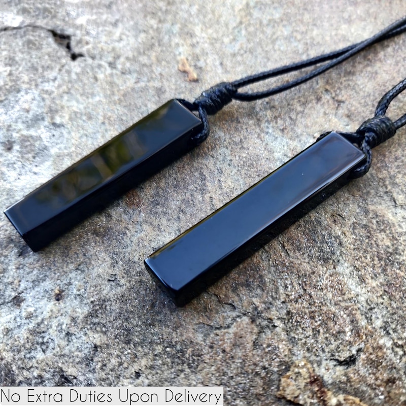 Onyx Adjustable Pendant - Etsy UK