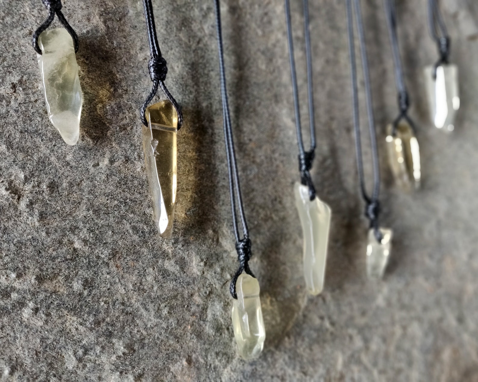 Men's Citrine Pendant Protection Jewelry Healing Crystal | Etsy