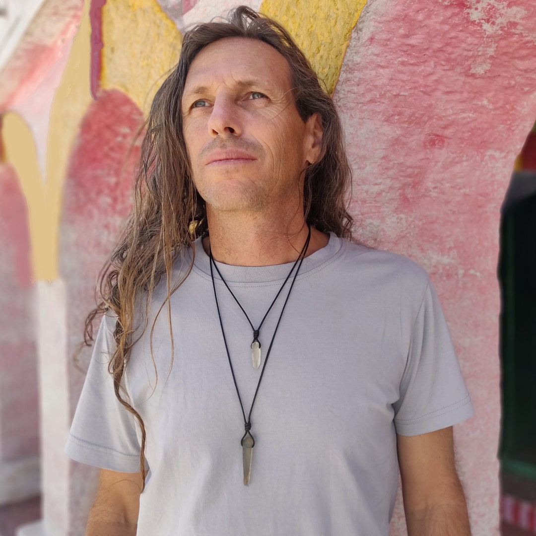 Men's Citrine Pendant, Protection Jewelry, Healing Crystal Necklace ...