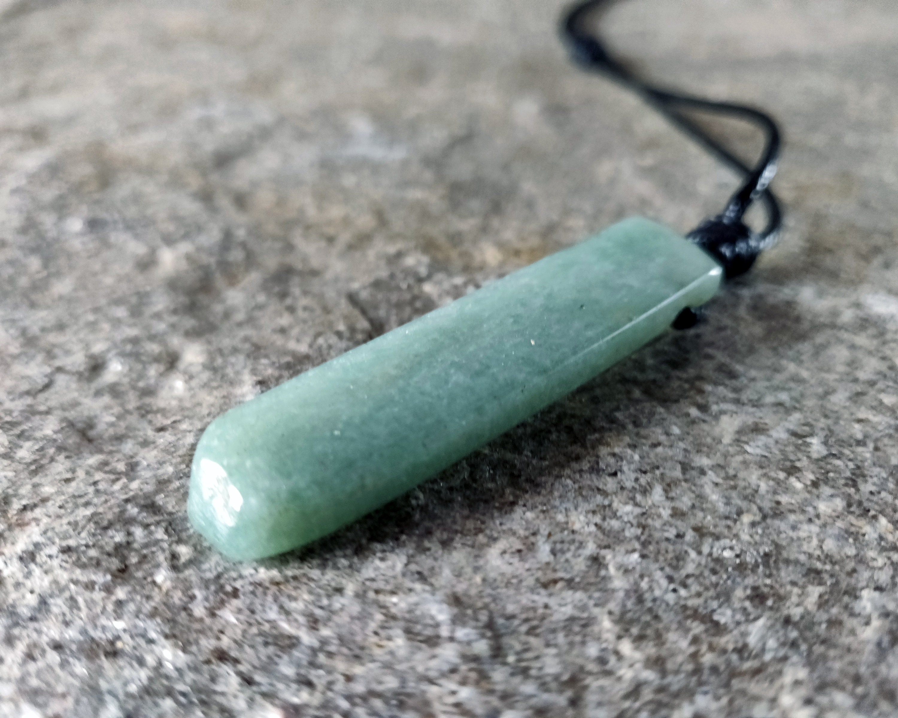 Green Aventurine Pendant EMF Protection Necklace Spiritual | Etsy