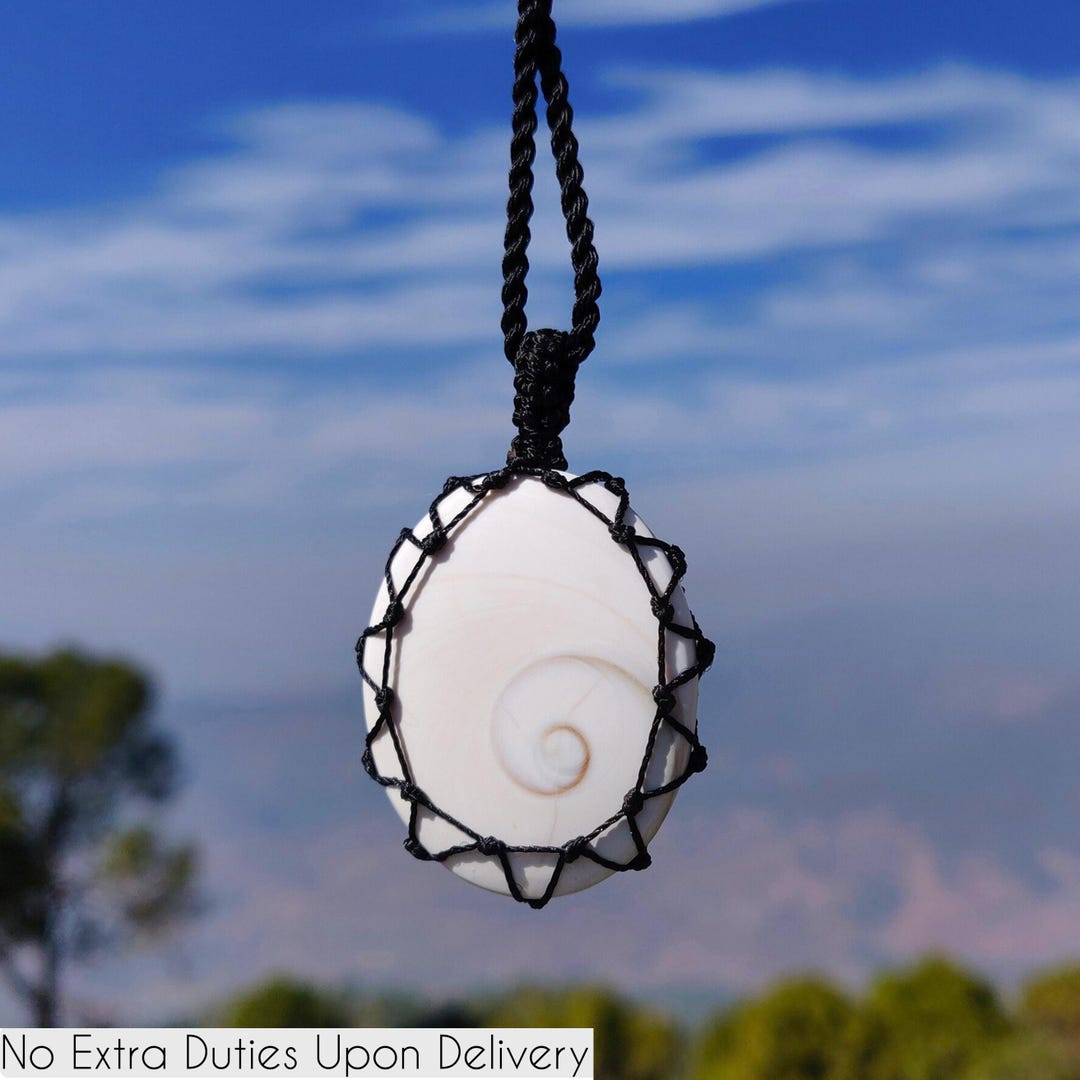 Large Shiva Seashell Necklace, Ocean Jewelry for Men or Women ...