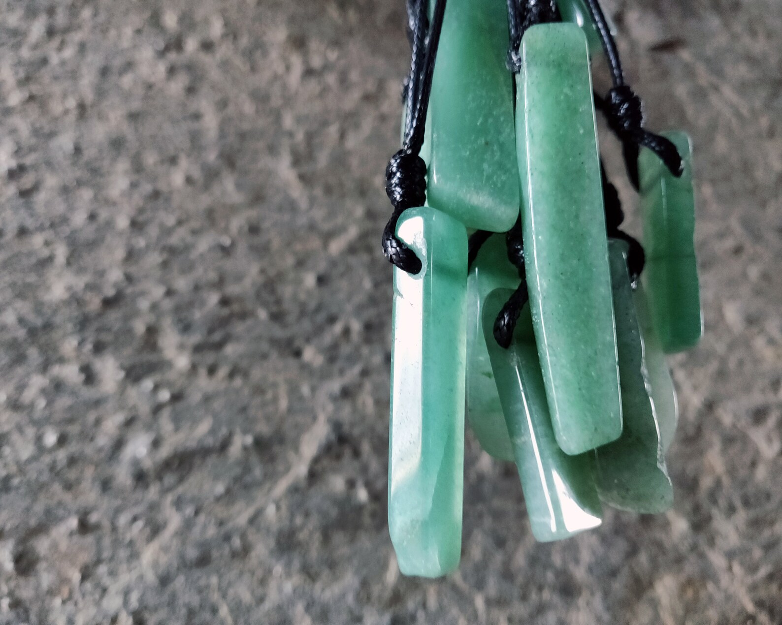 Green Aventurine Pendant EMF Protection Necklace Spiritual - Etsy