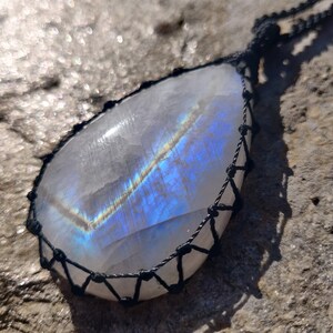 Rainbow Moonstone Pendant Cancer Zodiac Jewelry June - Etsy