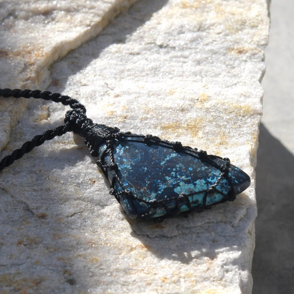 Azurite Necklace - Etsy