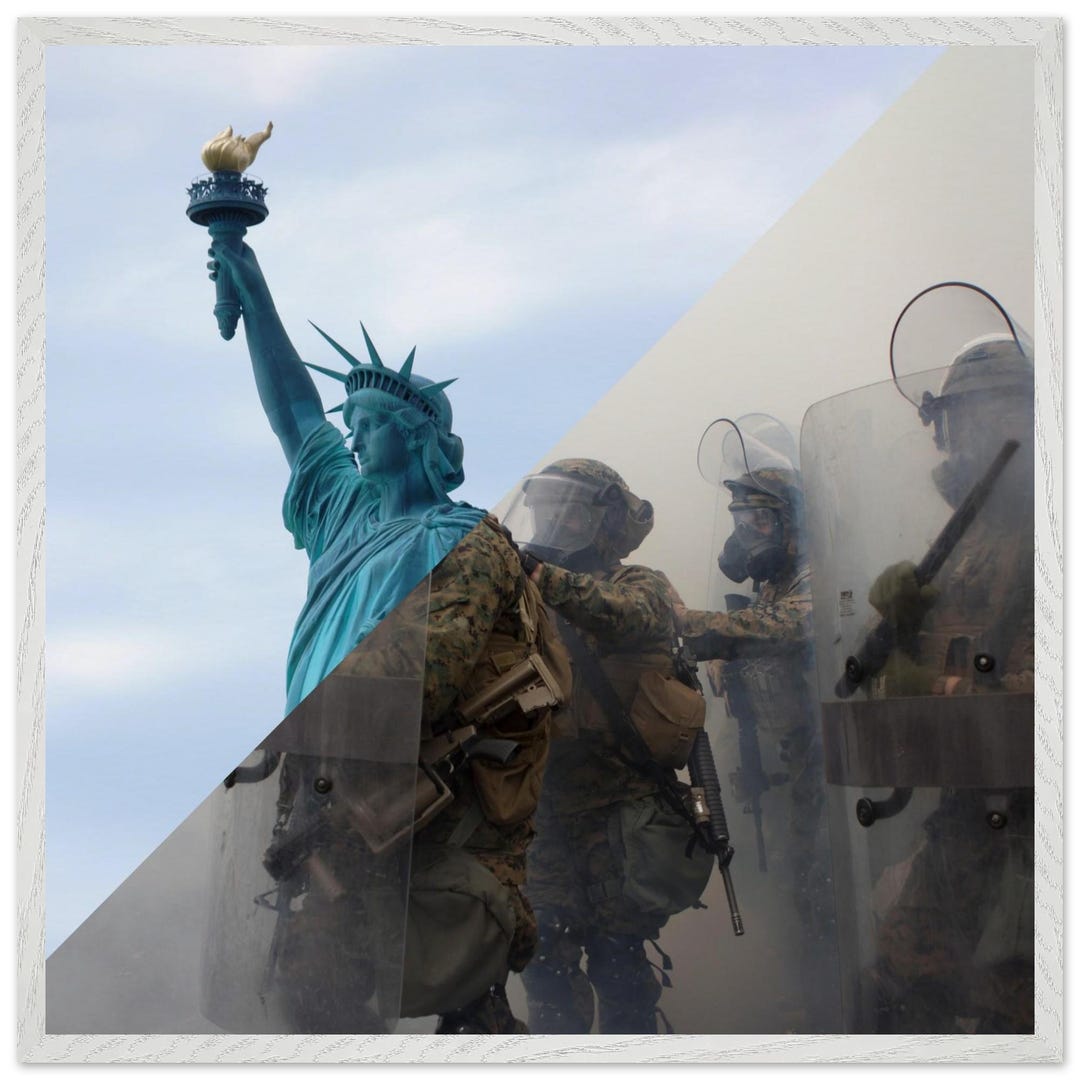 Framed Police Brutality Art Print | Peaceful Protest & Civil Rights ...