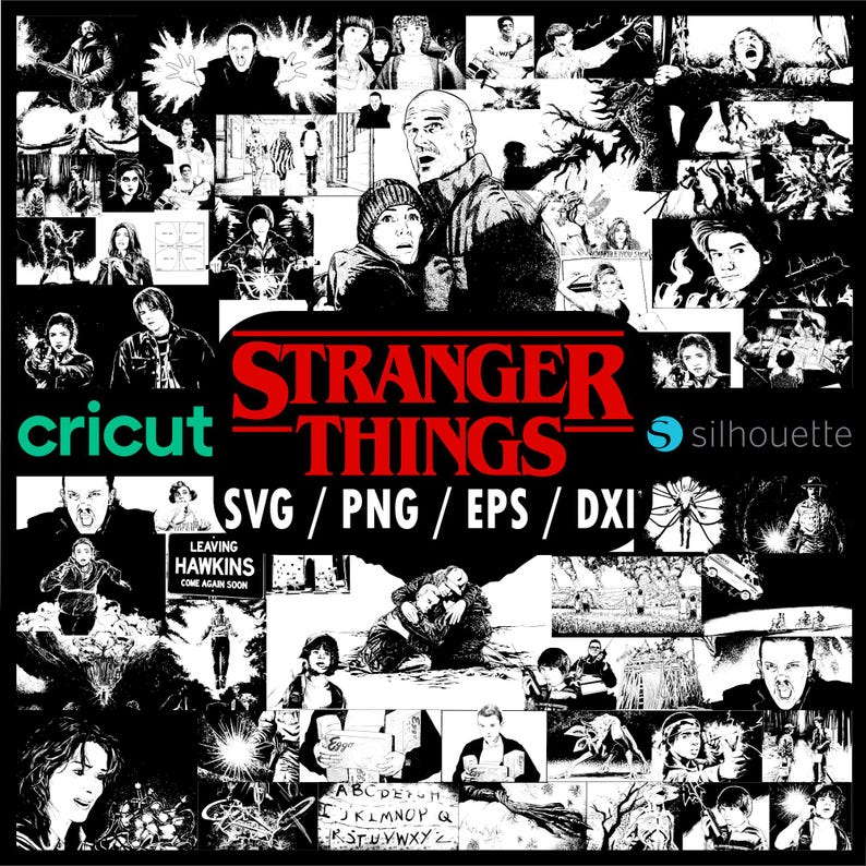 62 SVG Bundle | Finale Ending Stranger Eleven Friends Don't Lie Credits ...