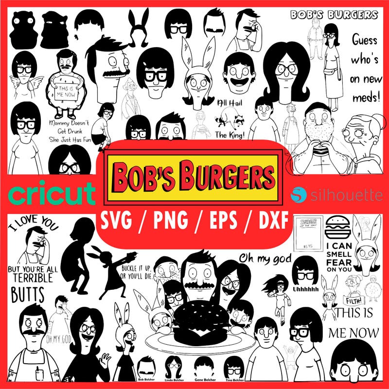 Bob Burgers Vinyl Sticker - Etsy